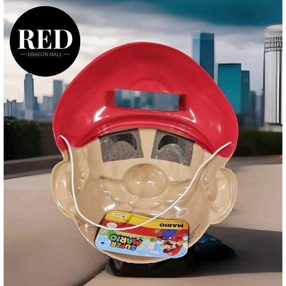 Disguise | Accessories | Mario Adult Mask Cosplay Nintendo Super Mario ...